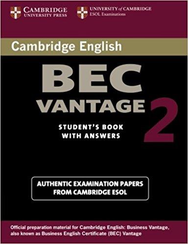 BEC Vantage Exam Books - Business English Success