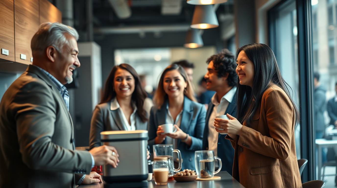 How to Start Friendly Conversations in the Office Kitchen or Breakroom ...